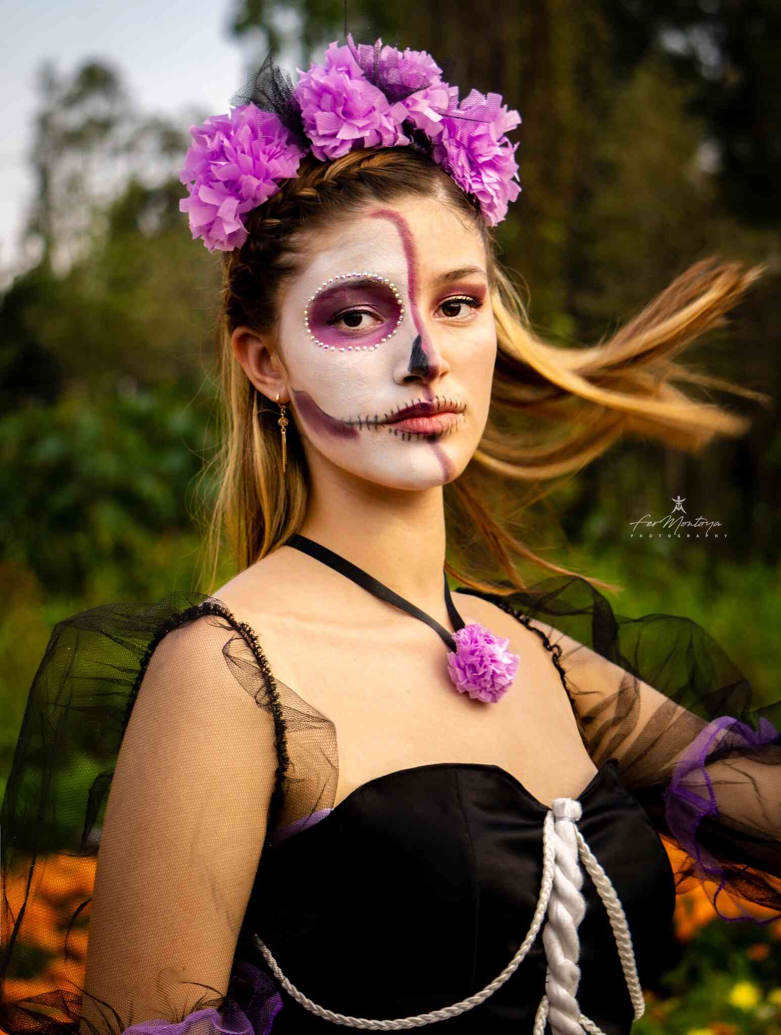 Vestido para Catrina - Agencia de Modelos