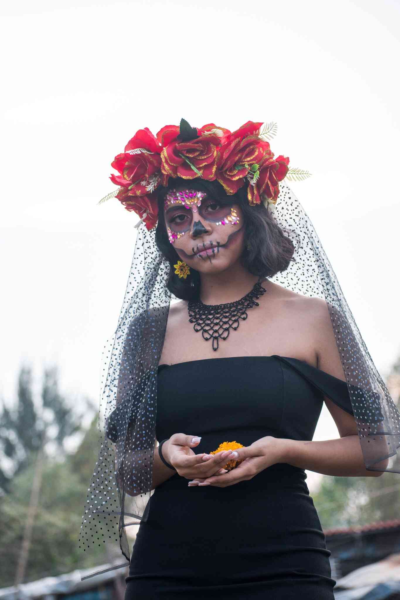 Vestido de Catrina para Mujer - Agencia de Modelos