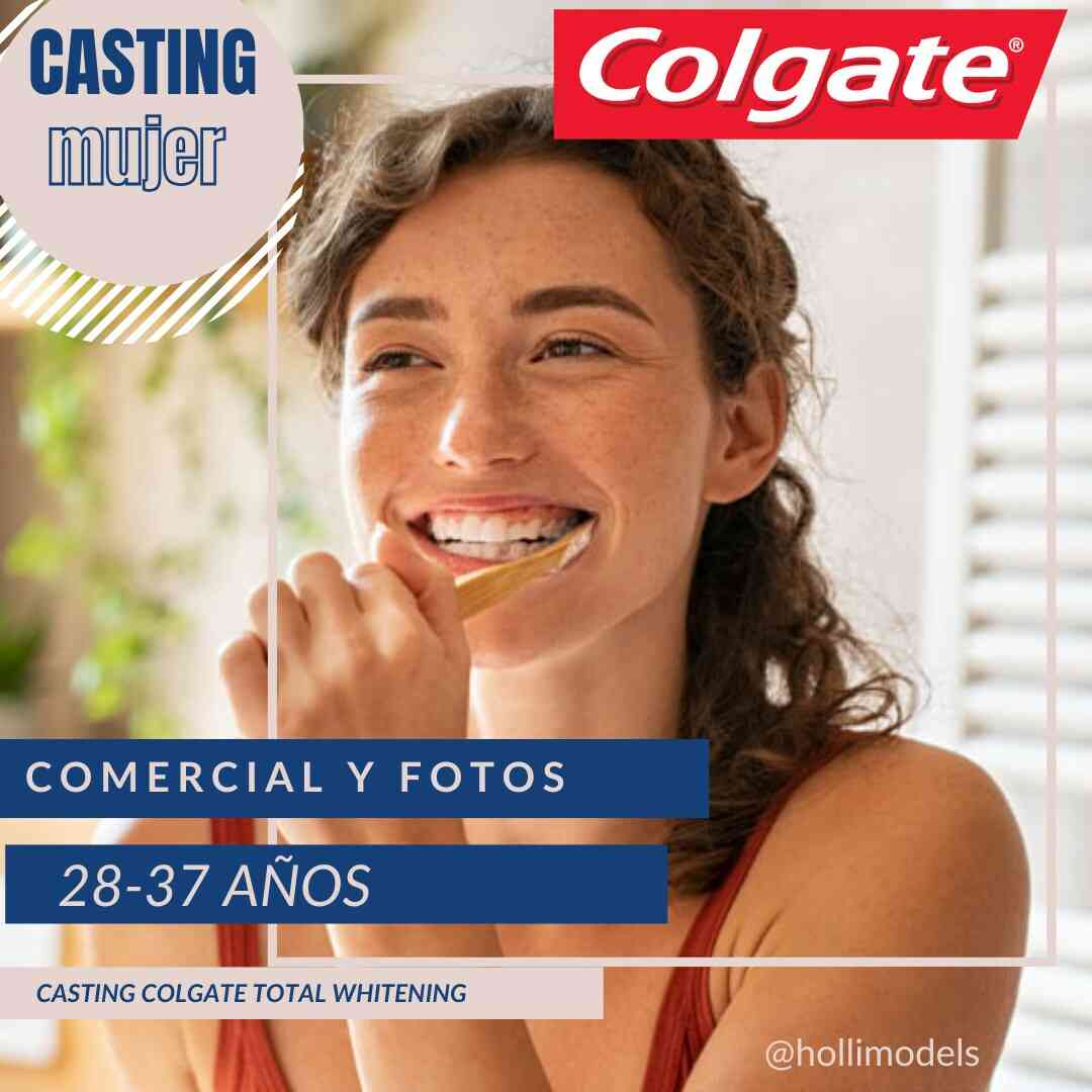 CASTING COLGATE TOTAL WHITENING - Agencia de Modelos